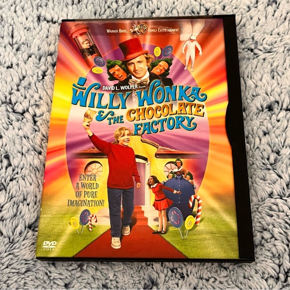 Media | 1 For 15 Willy Wonka And The Chocolate Factory Dvd | Poshmark